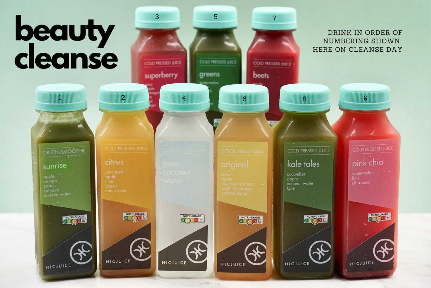 Beauty Cleanse (1 Day) – HICJUICE & The Edible Co