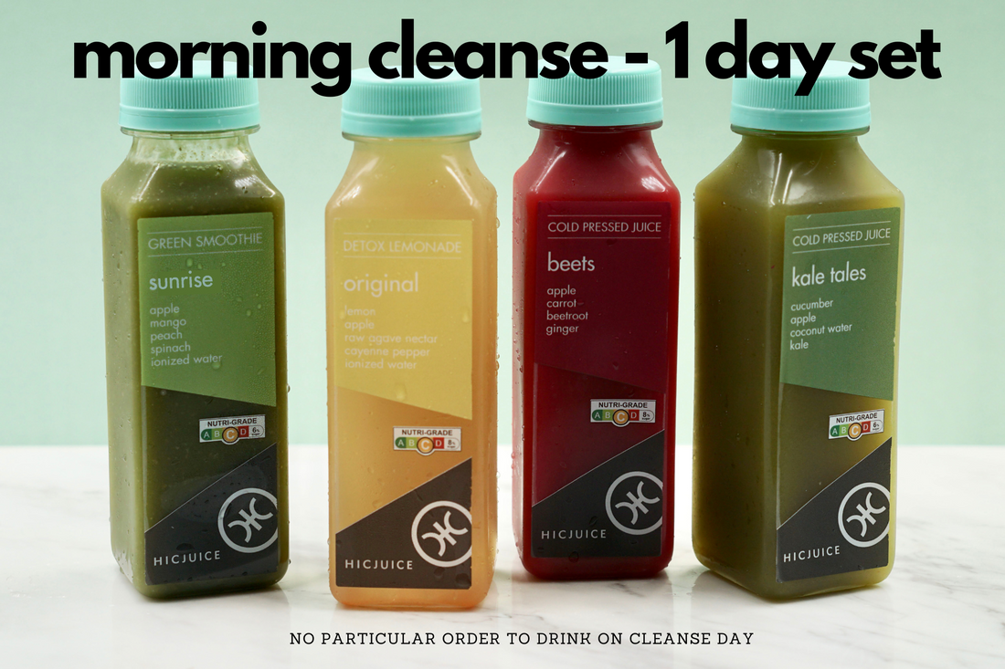 Morning Cleanse (3 Days) – HICJUICE & The Edible Co